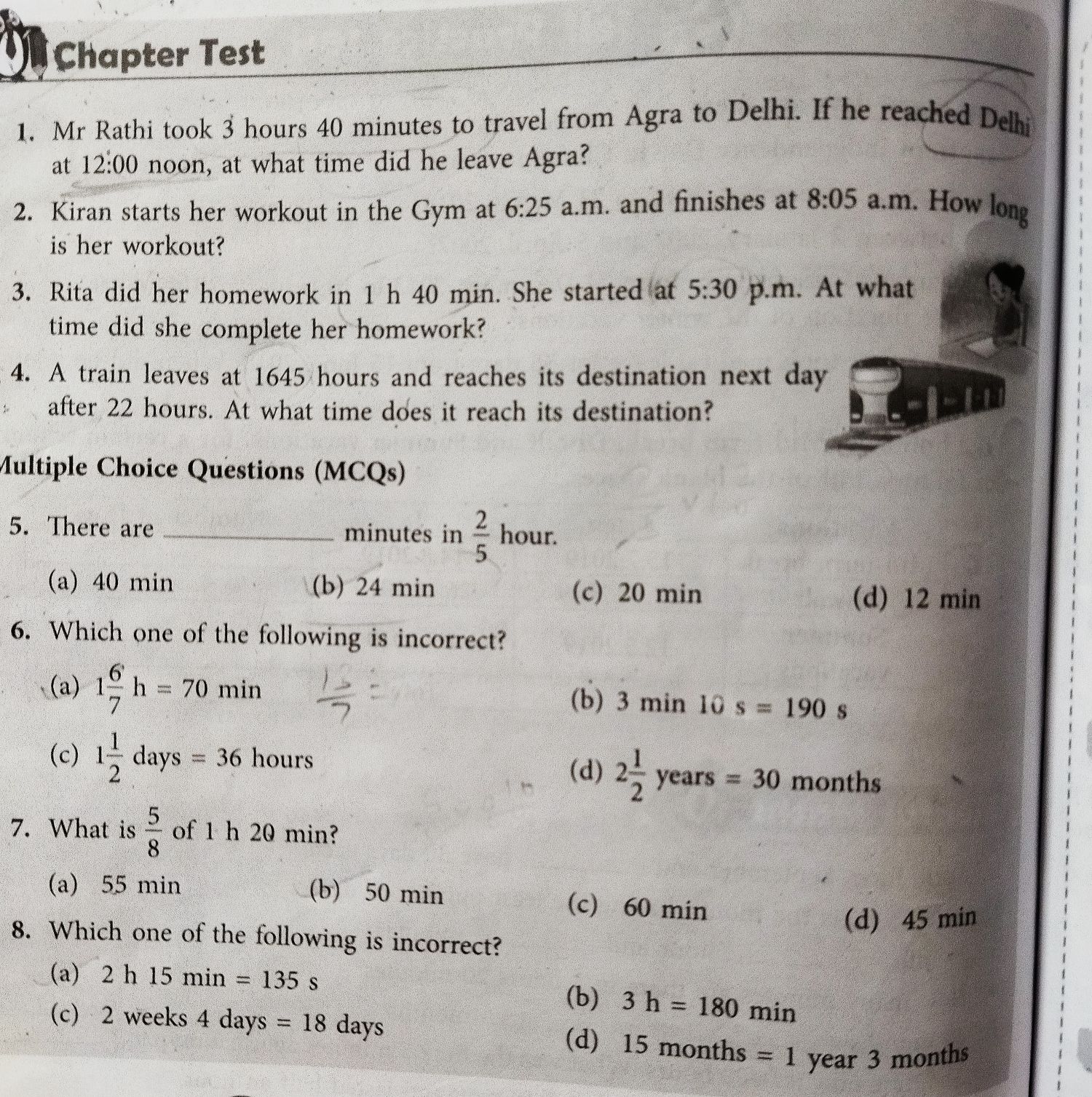 Time And Calender - Maths - Assignment - Teachmint