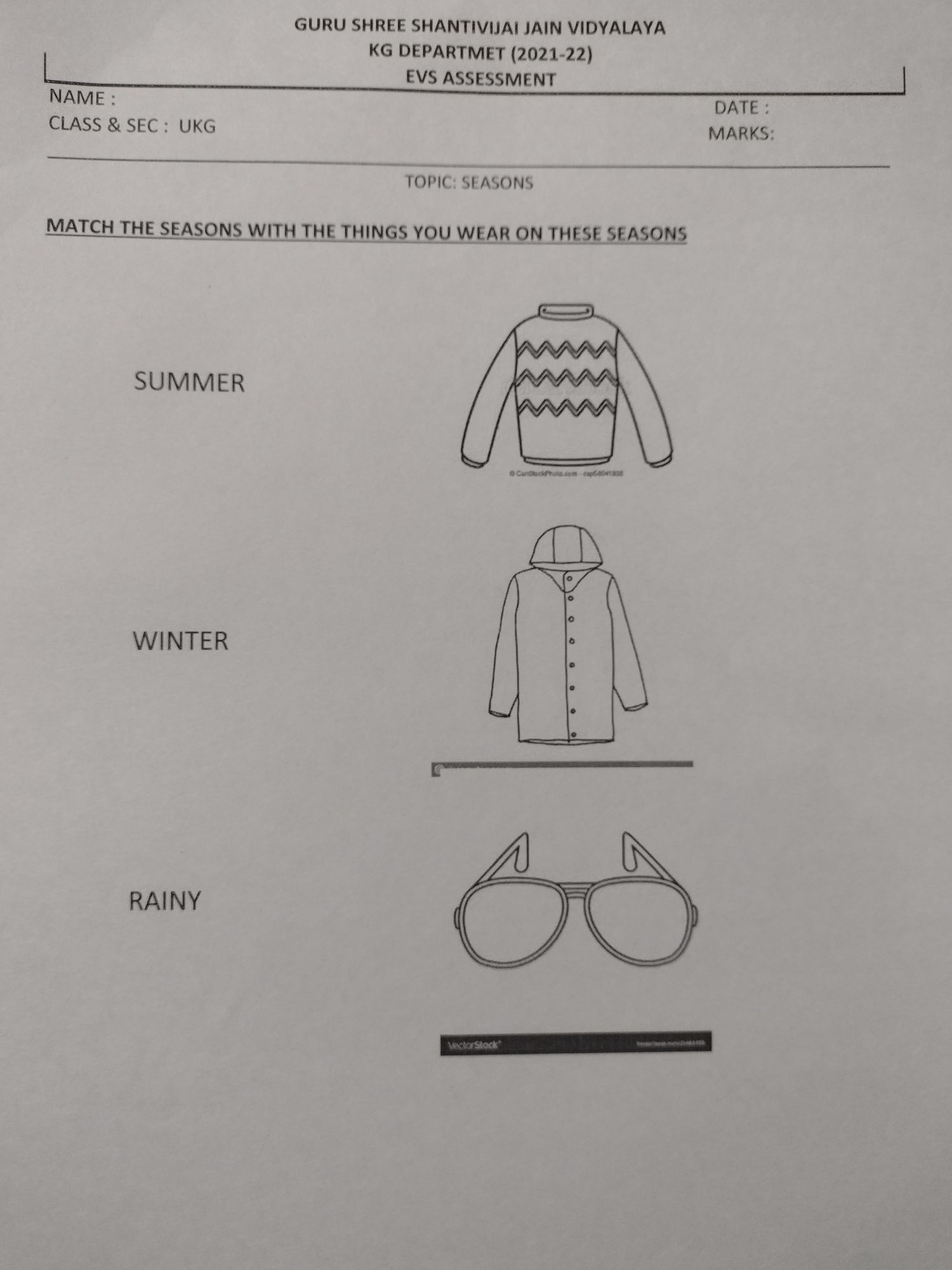 Evs 5 - Rhymes - Assignment - Teachmint