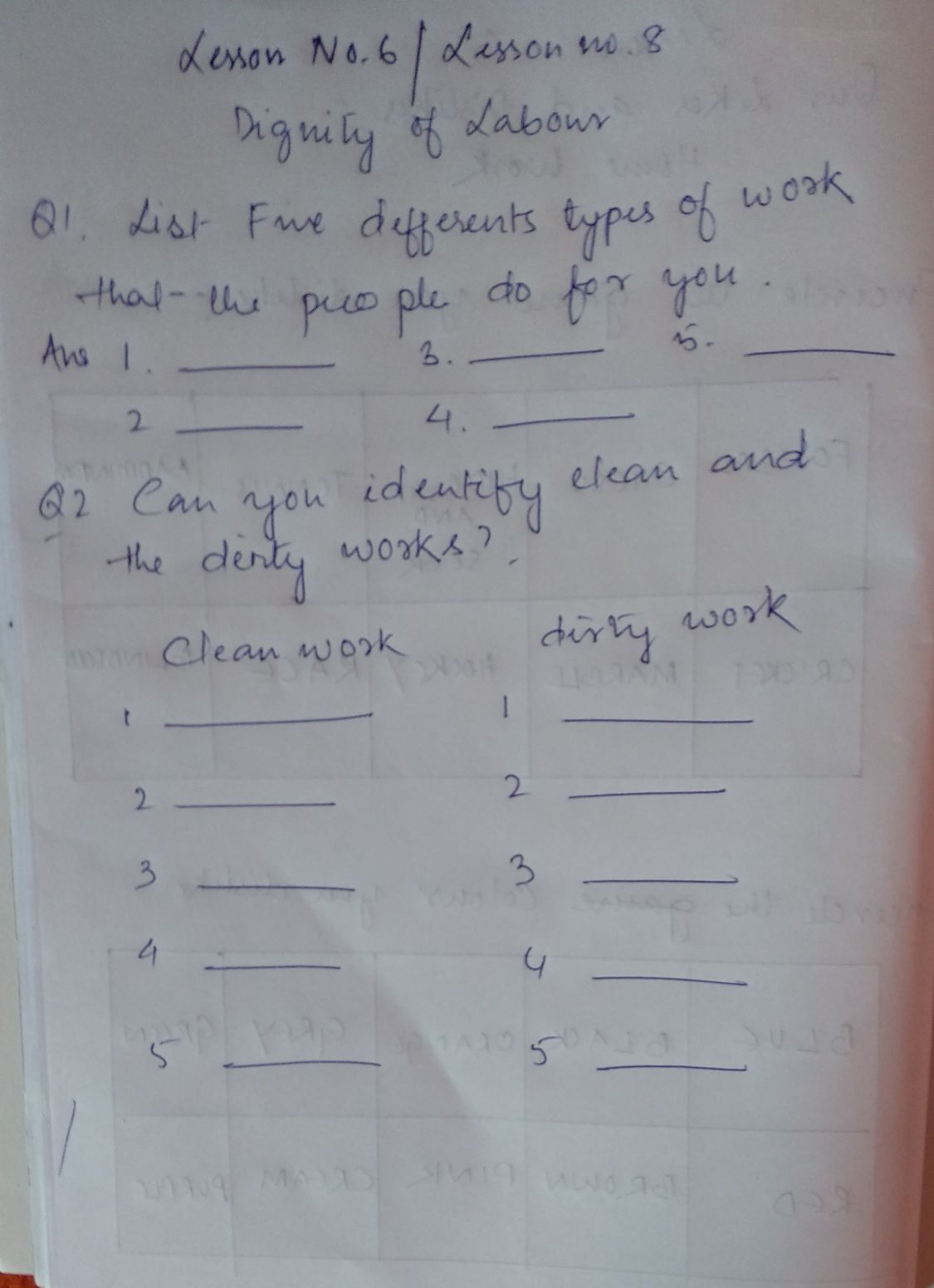 Lesson 6/Lesson 8 - Evs - Assignment - Teachmint