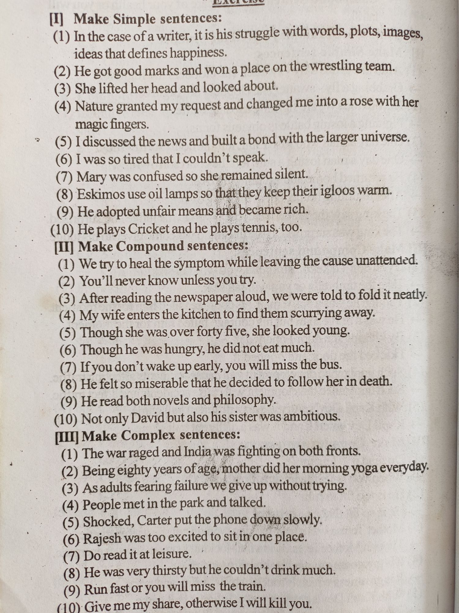 Grammer - English - Assignment - Teachmint