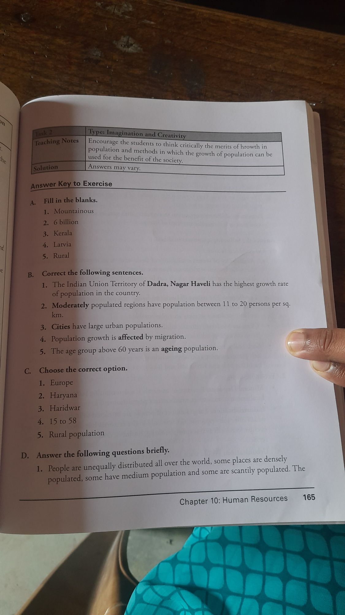 Human Resources - Social Science - Notes - Teachmint