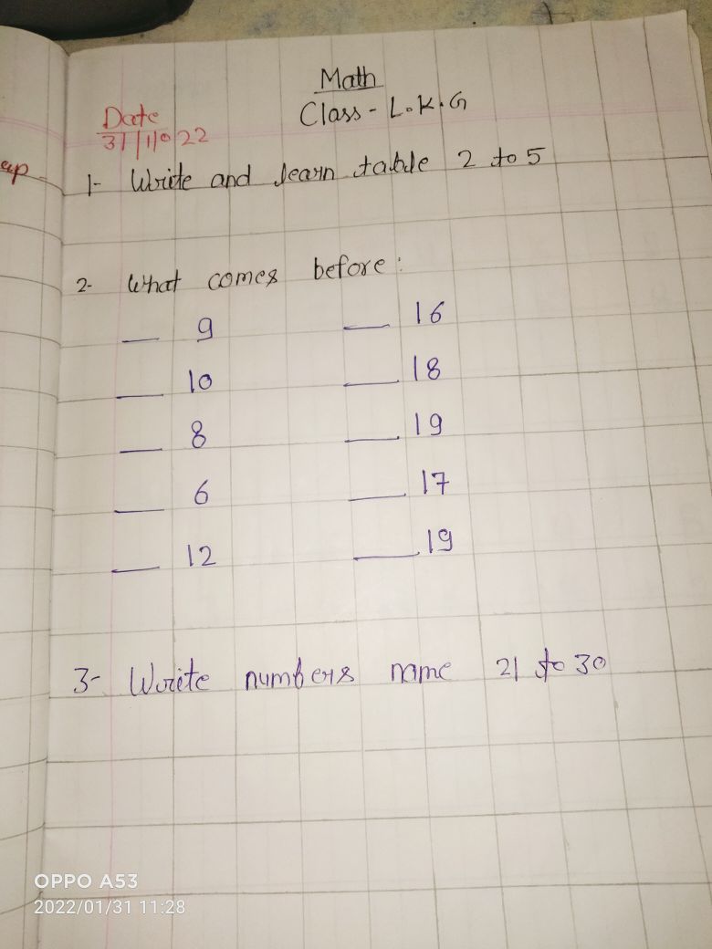 Complete Your Notebook And Learn It Maths Assignment Teachmint