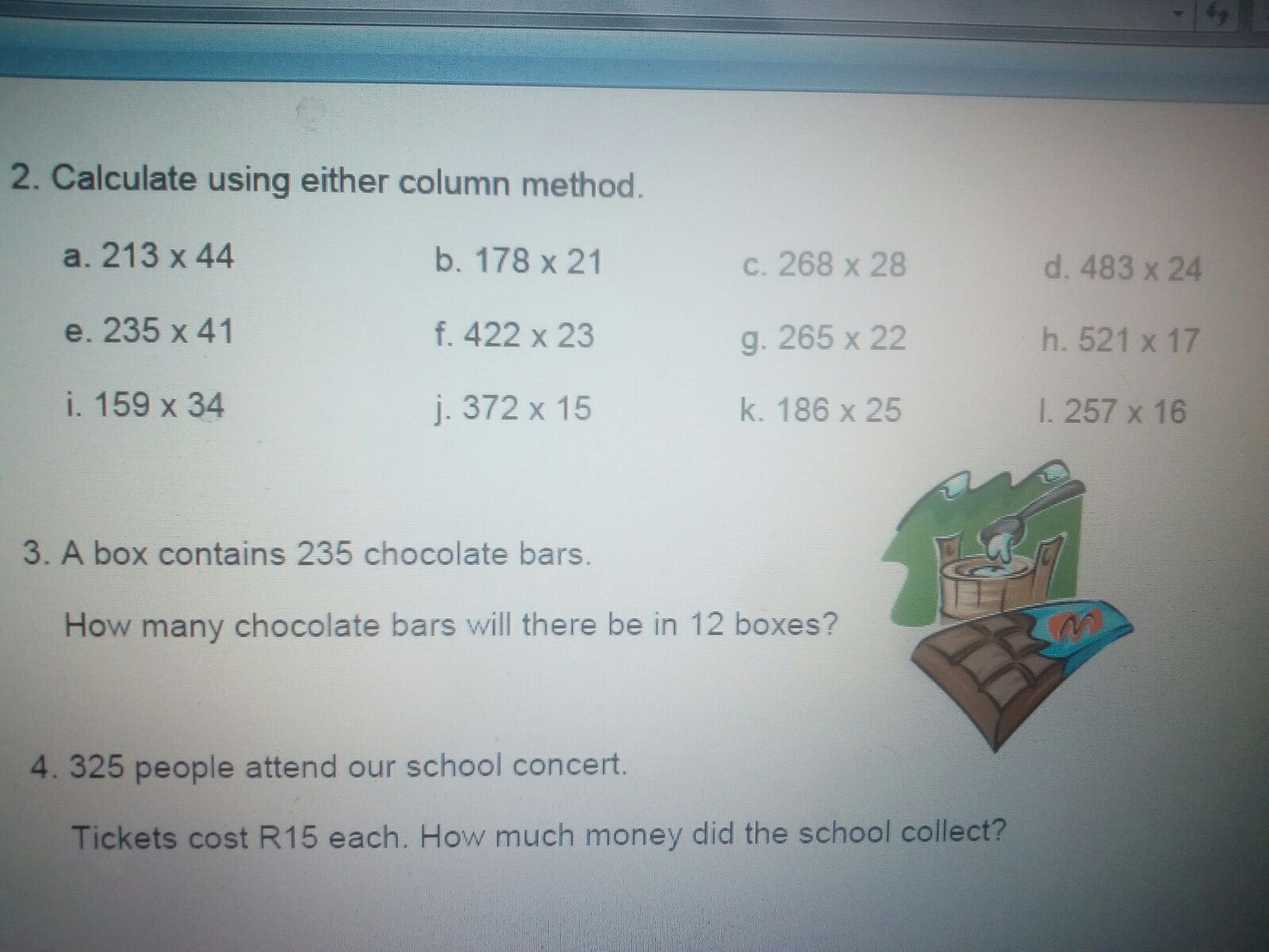Multiplication - Mathematics - Assignment - Teachmint