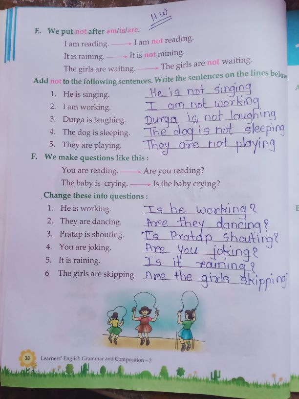 Use Am /Is/Are - English And English Gramm - Assignment - Teachmint