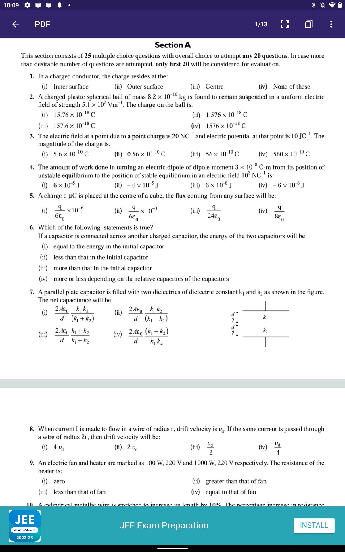 Phy 15 - Physics - Assignment - Teachmint