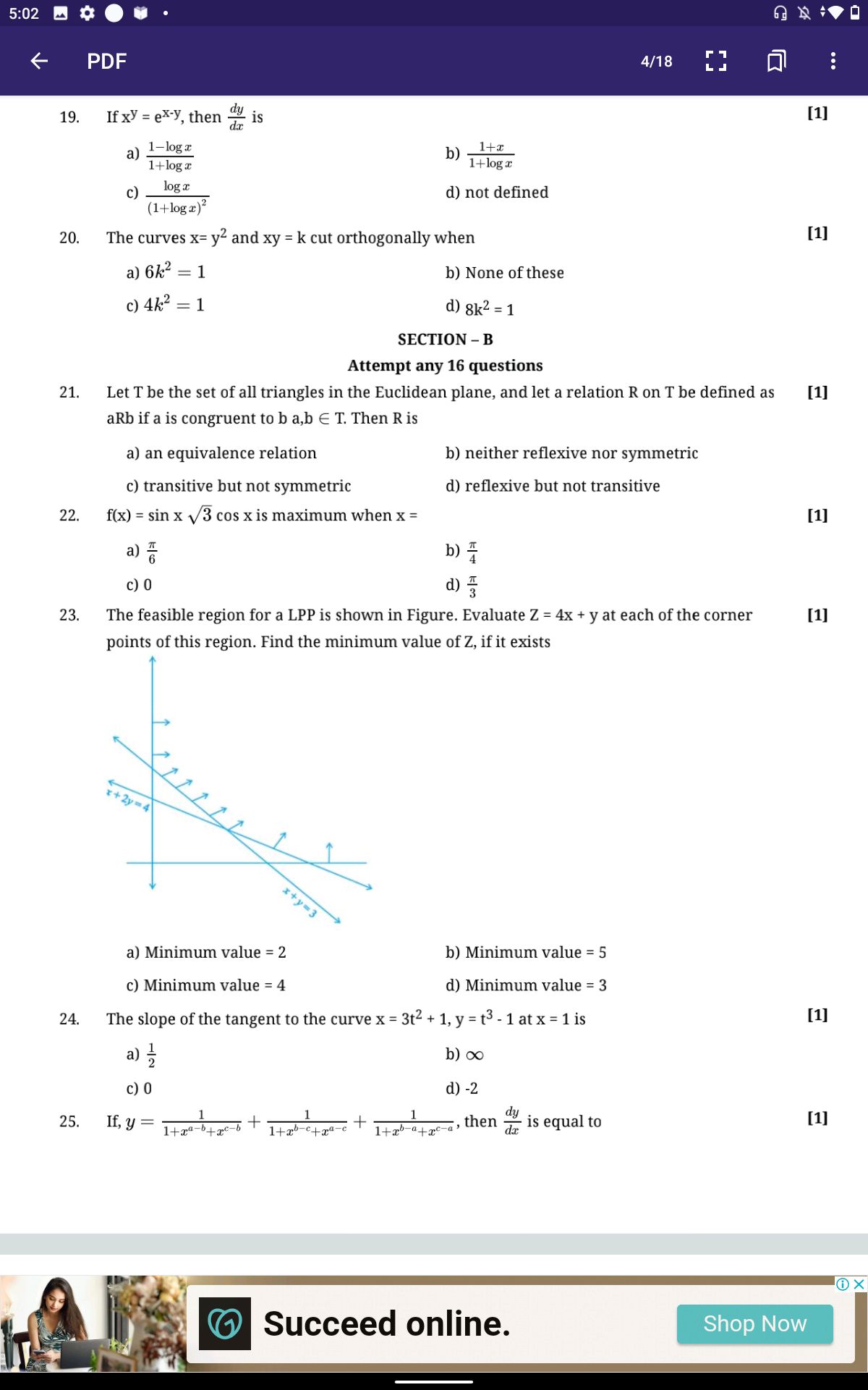 Maths Sp 4 - Physics - Assignment - Teachmint