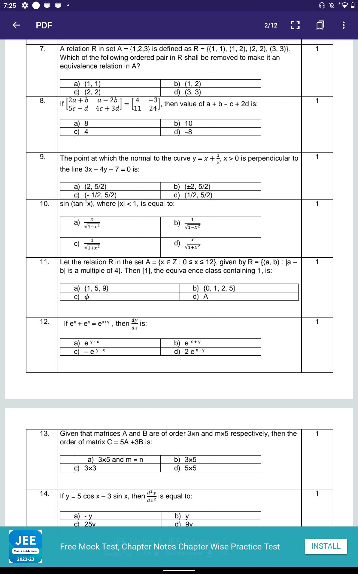 Maths Sp 6 - Physics - Assignment - Teachmint
