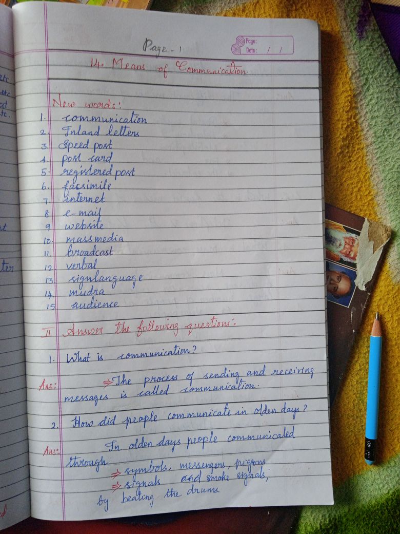 Lesson 14 - Environmental Studies (EVS) - Assignment - Teachmint