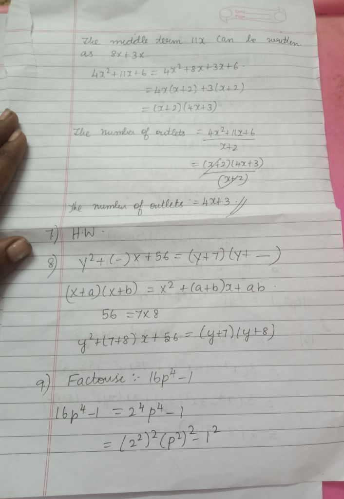 Chapter 3 - Maths - Assignment - Teachmint