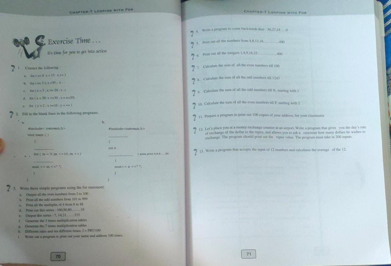 C++ - Computer - Assignment - Teachmint