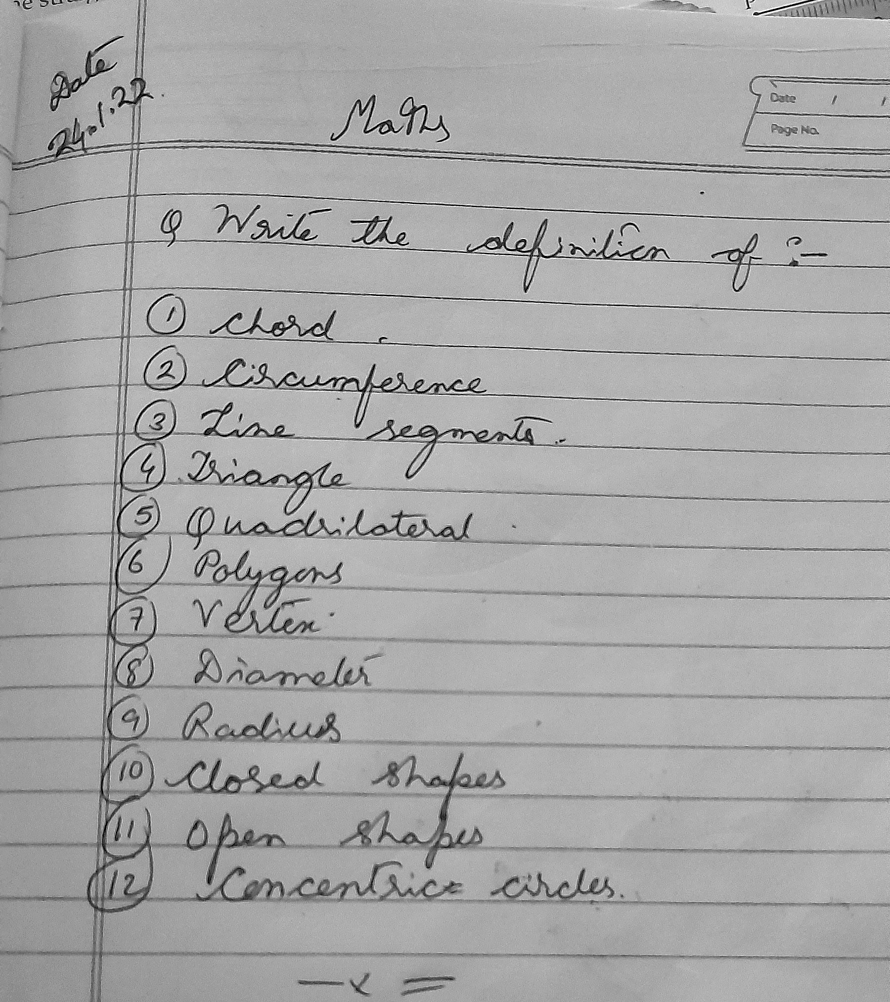 Do In Your Copy - MATHEMATICS - Notes - Teachmint