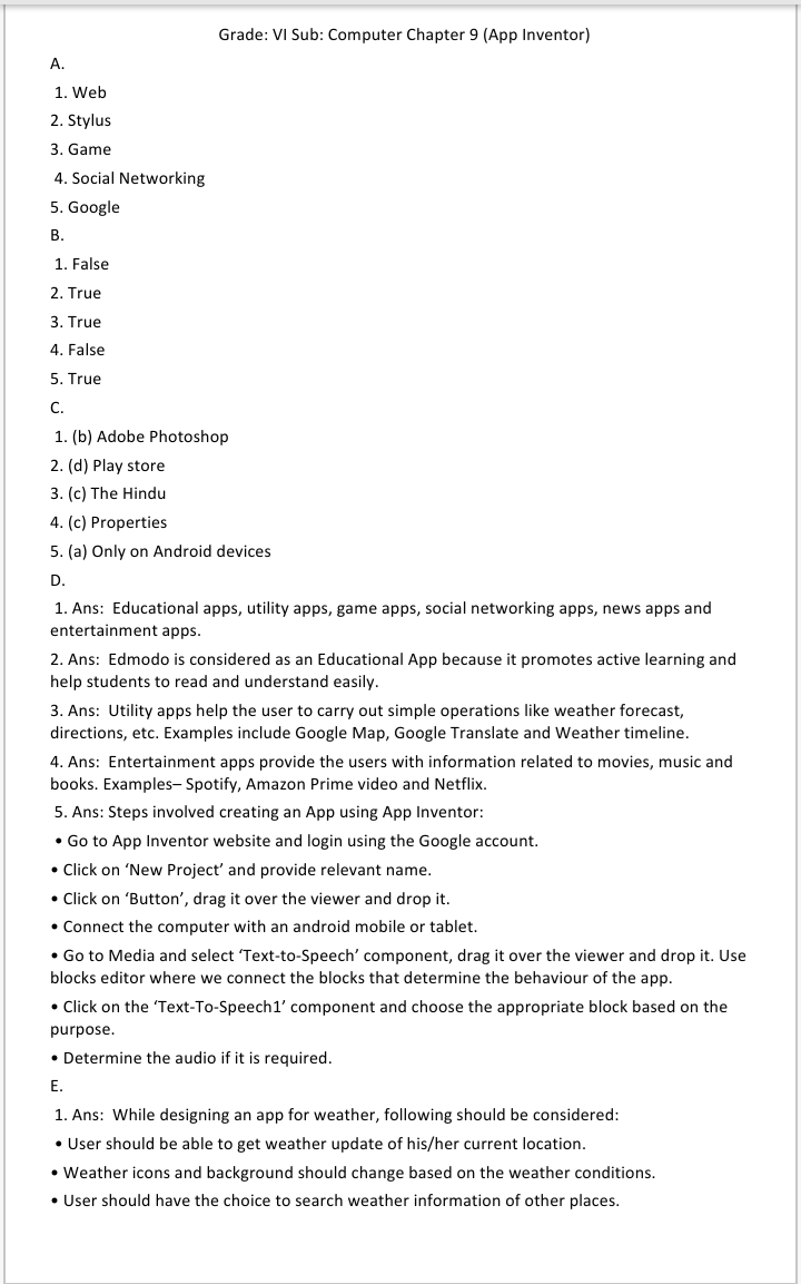 Computer - Computer - Notes - Teachmint