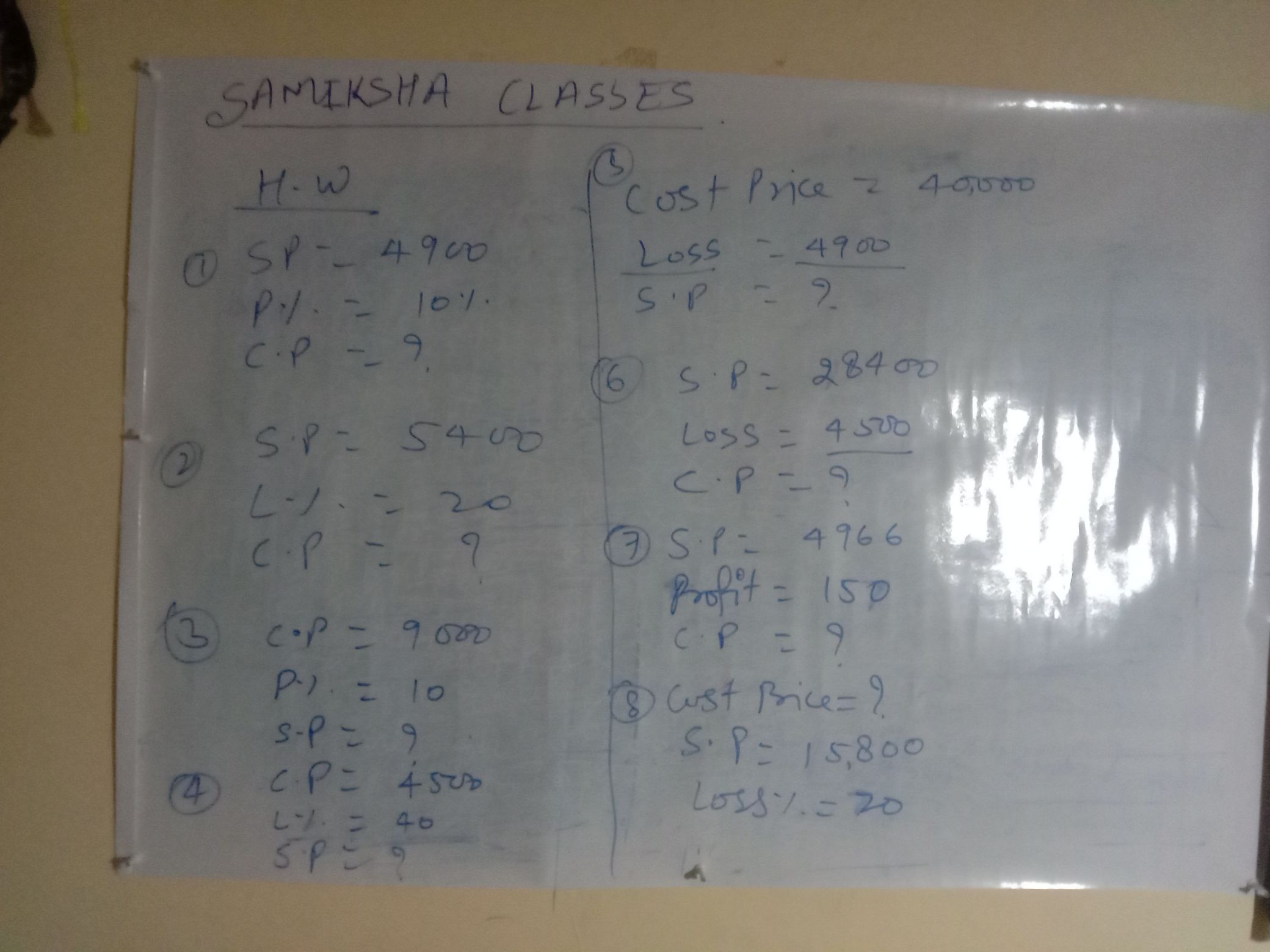 Profit And Loss - Maths - Assignment - Teachmint