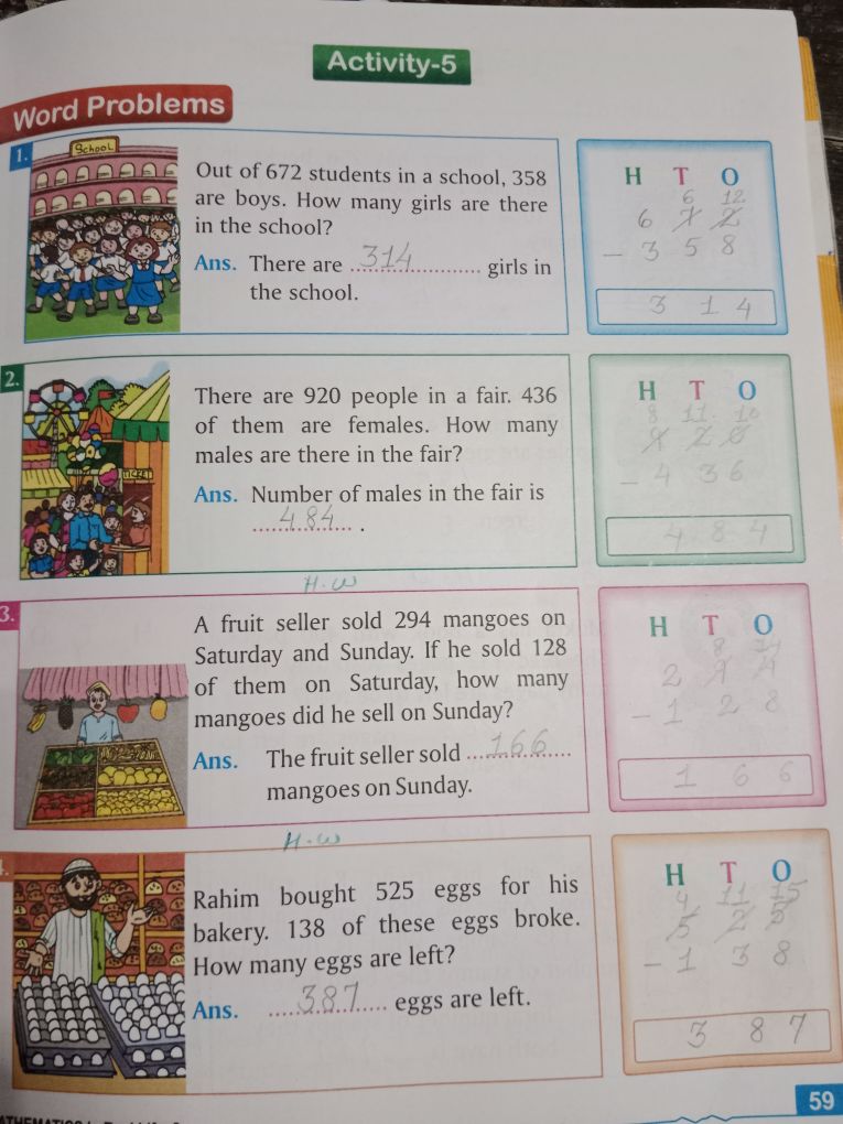 Ch.No 4 Addition And Subtraction Of Greater Number Pg 6 - Maths - Notes ...