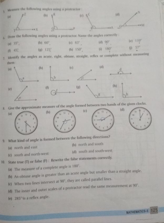 Angles - Maths - Assignment - Teachmint