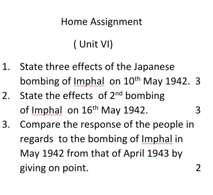 Home Assignments - History - Assignment - Teachmint