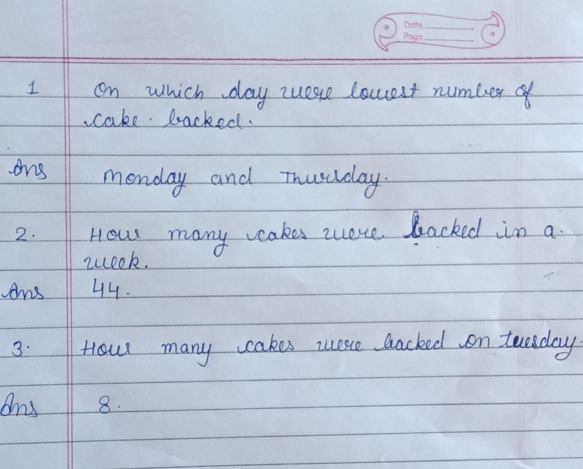 Chapter -12 Data Handling - Maths - Assignment - Teachmint