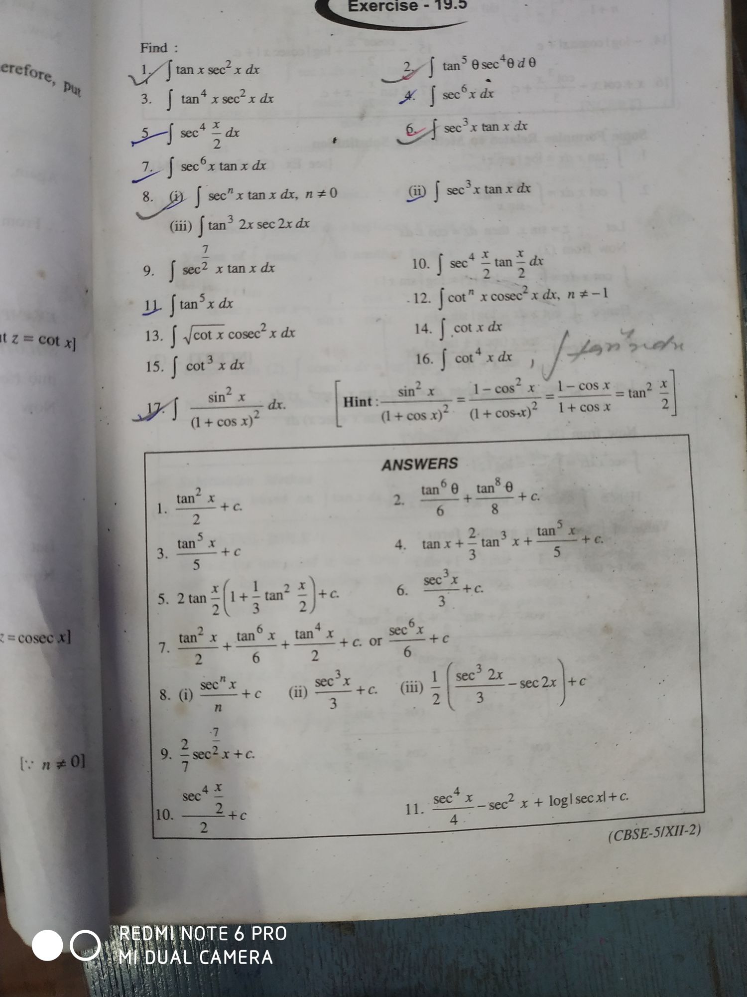 Integration - MATHEMATICS - Assignment - Teachmint