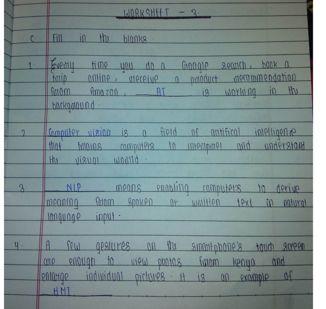 Computer Chapter-7 - G.k./ Computer - Assignment - Teachmint