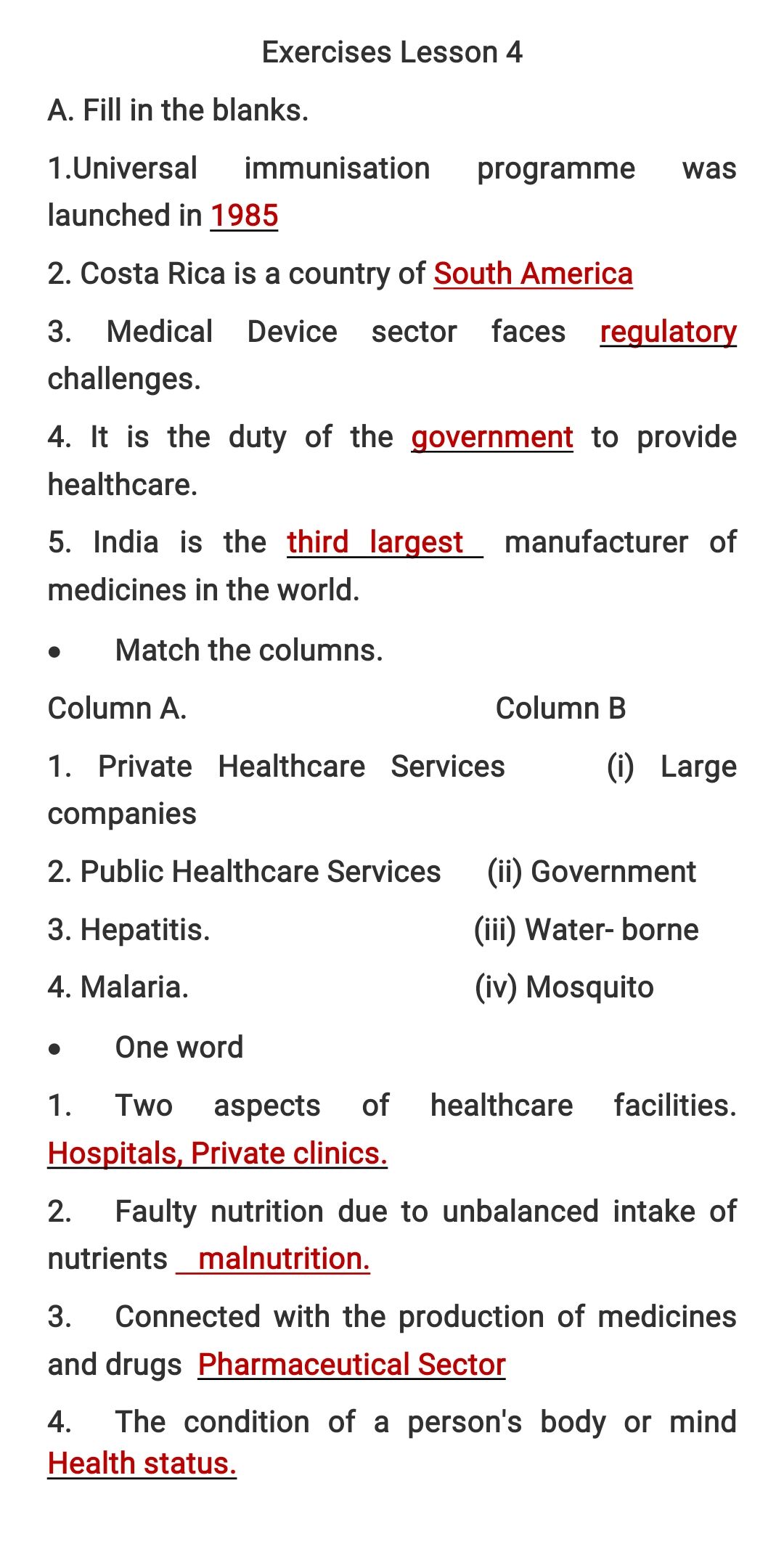 Lesson 4 and 5 Civics - Social Science - Assignment - Teachmint