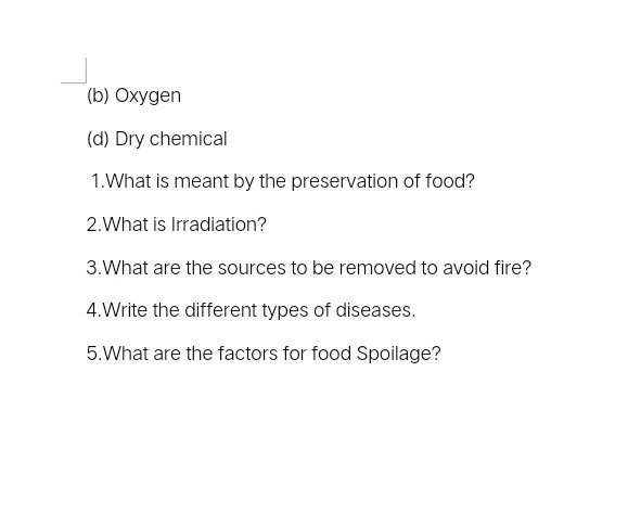 Food Test 1 - Science - Notes - Teachmint