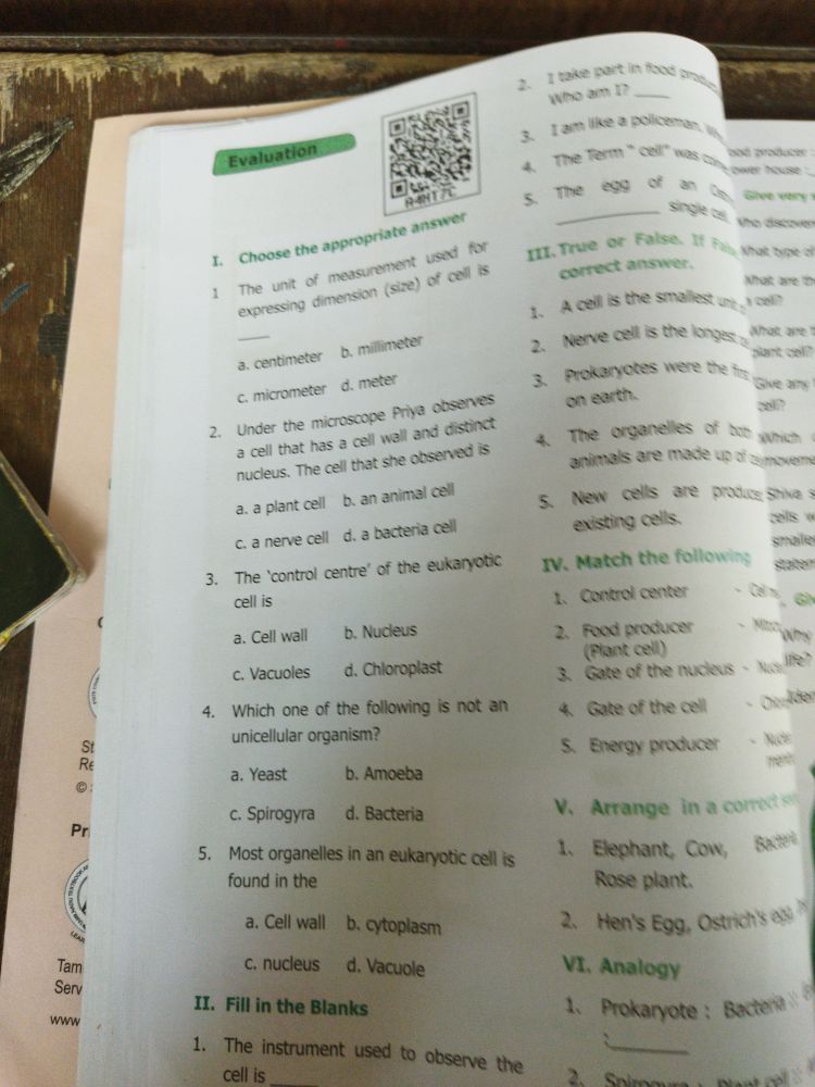 Science - All Subjects - Assignment - Teachmint