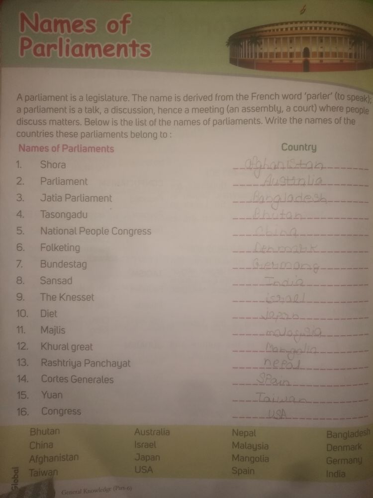 Gk - General Knowledge - Assignment - Teachmint