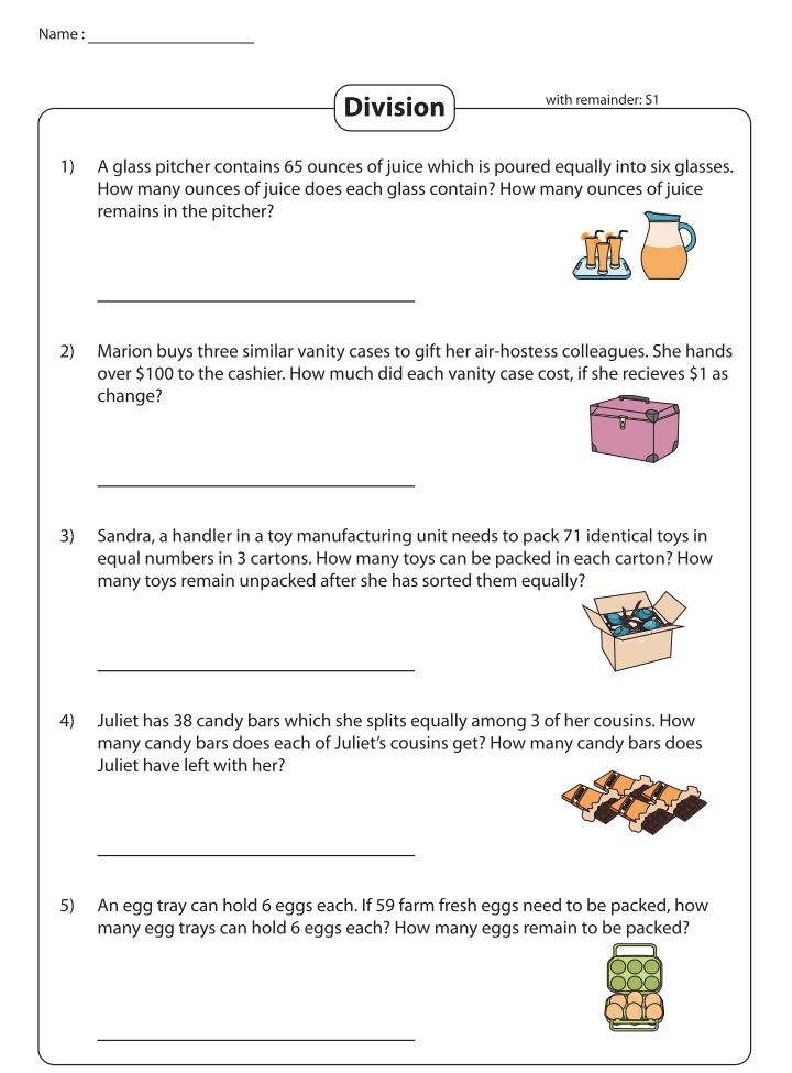 DIVISION + Remainder - Maths - Assignment - Teachmint