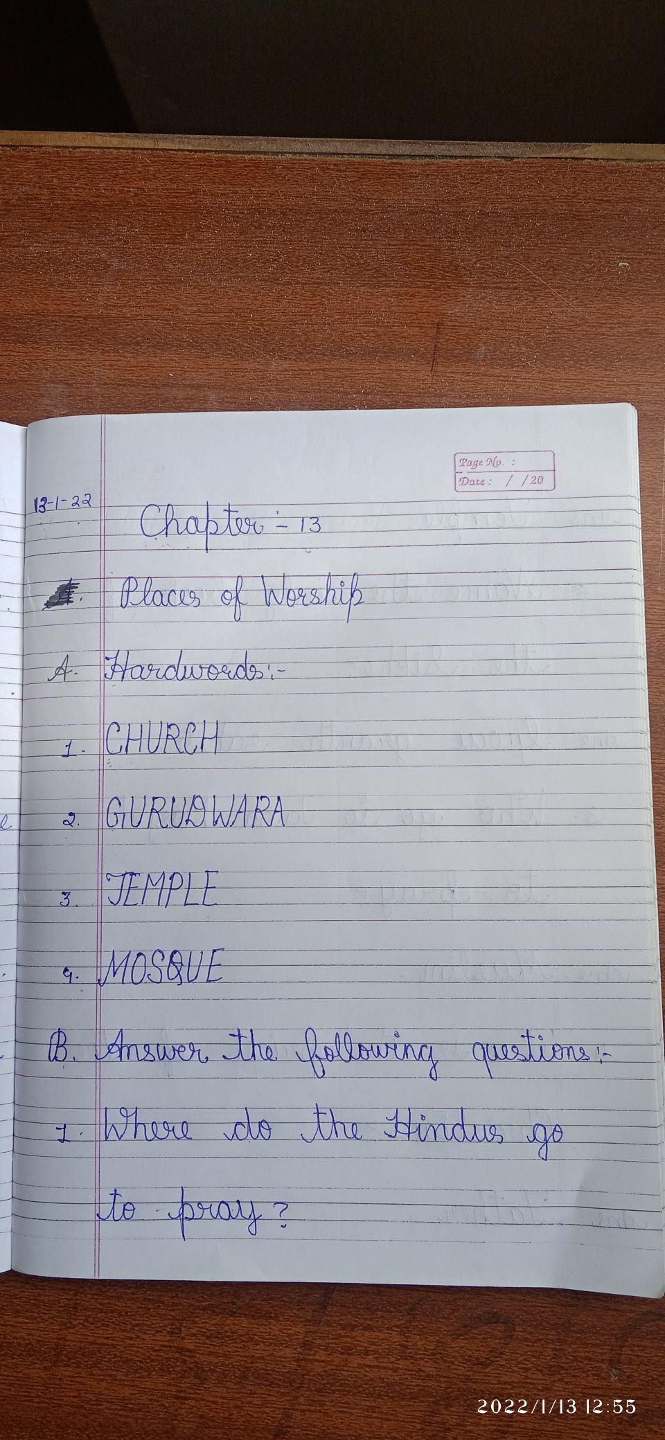 Homework - EVS - Assignment - Teachmint