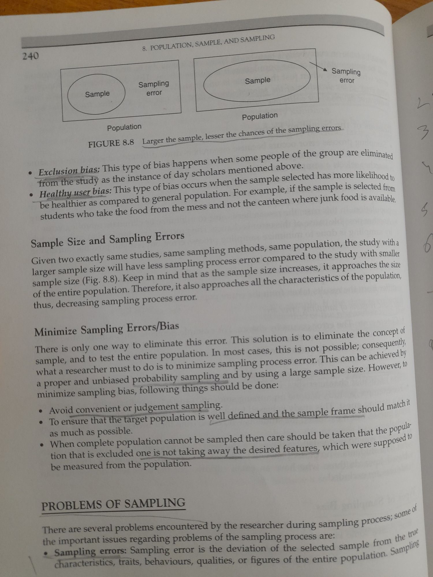 Minimize Sampling Errors - Research - Notes - Teachmint