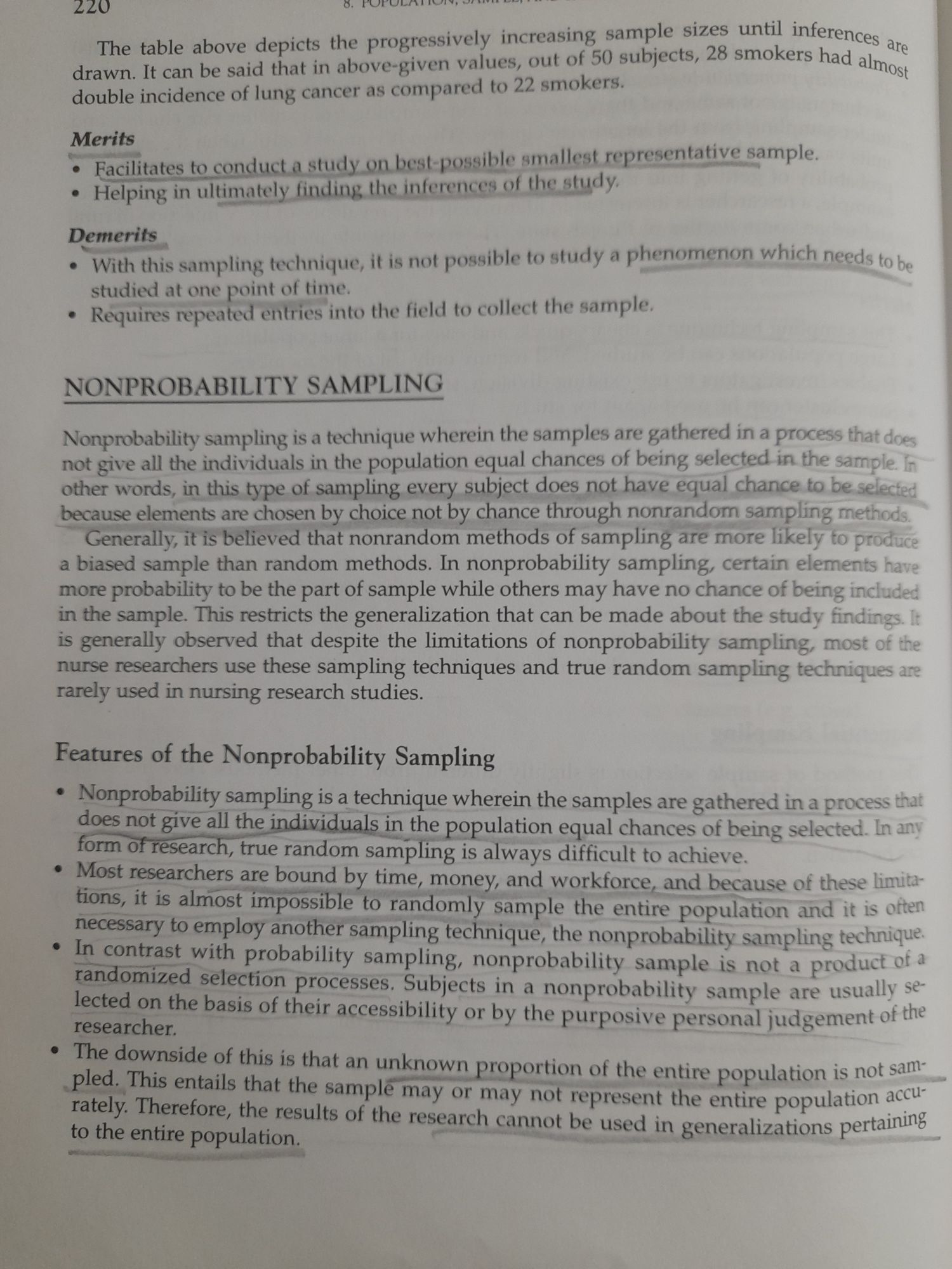 Nonprobability Sampling - Research - Notes - Teachmint