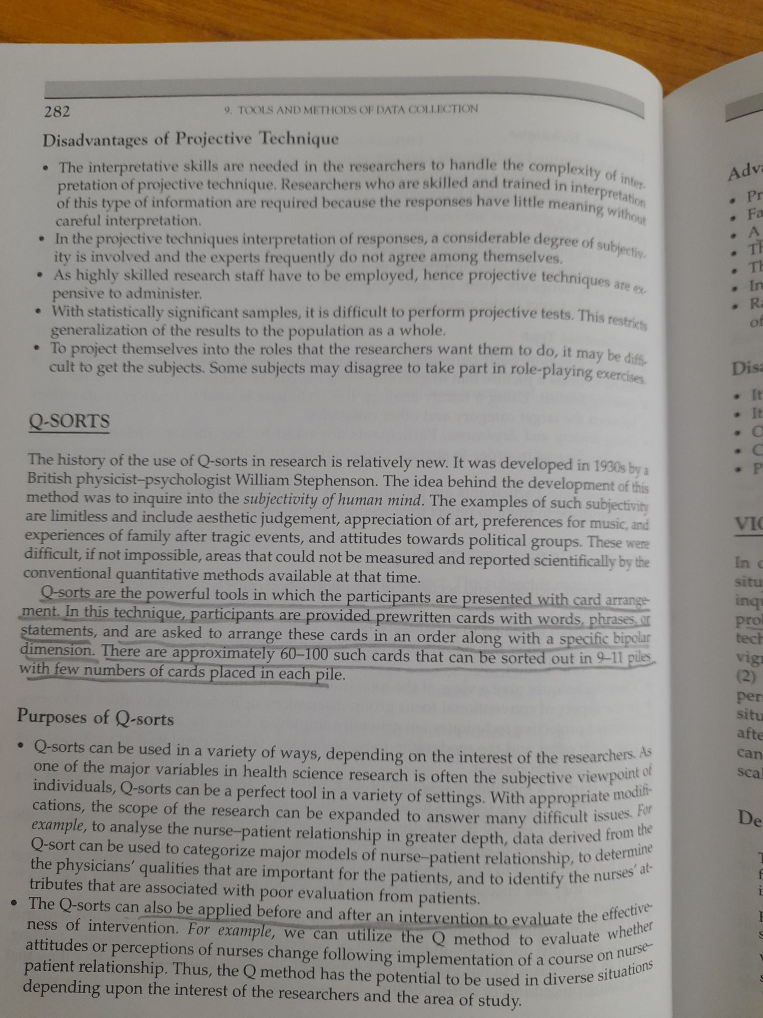 Q- Sorts - Research - Notes - Teachmint