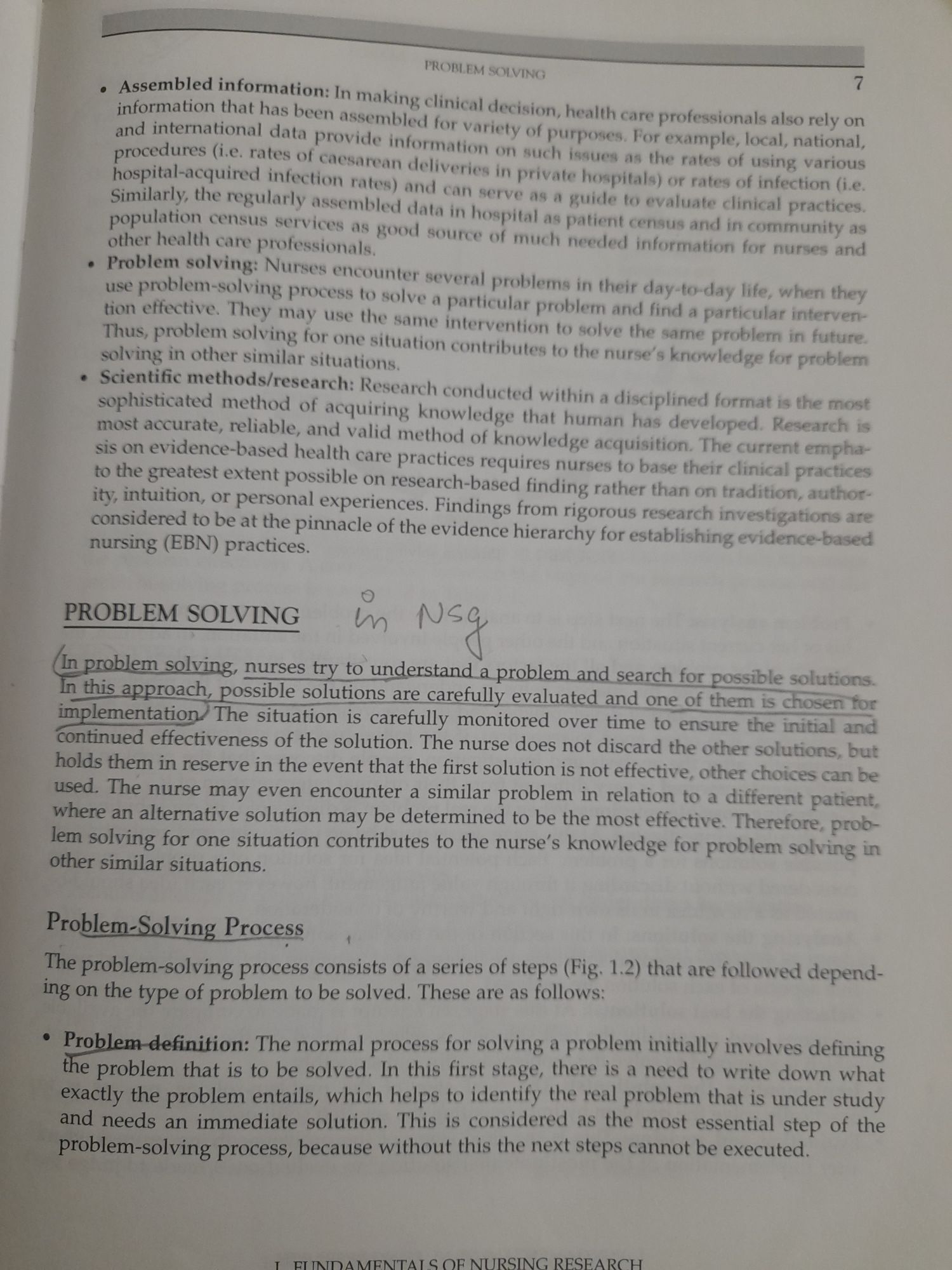 Problem Solving - Research - Notes - Teachmint