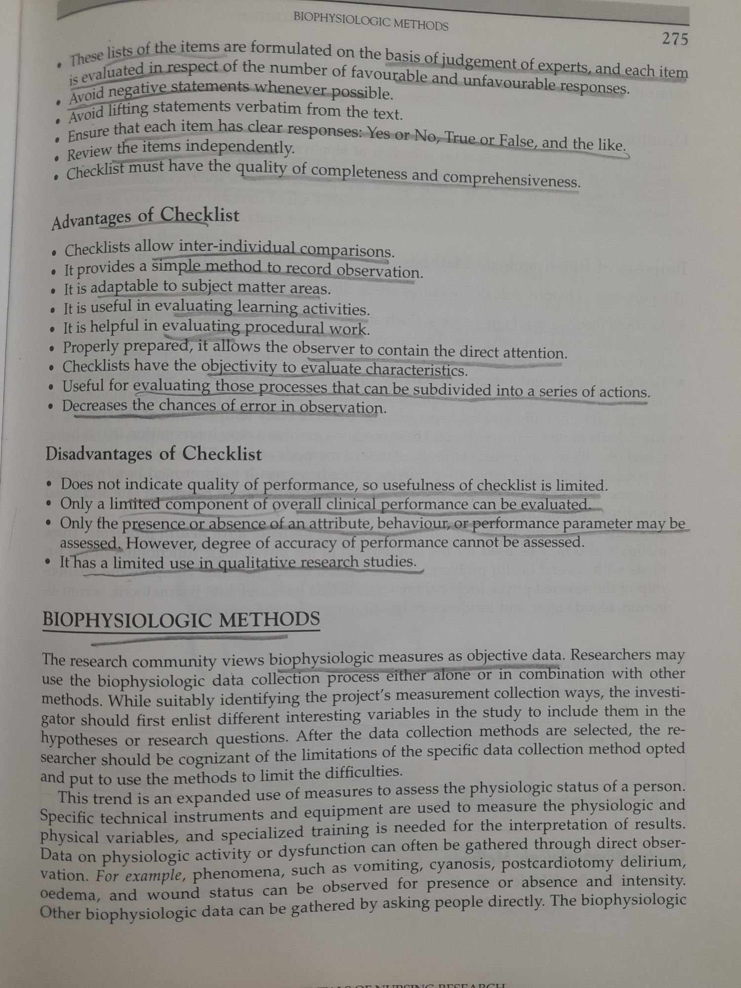 Biophysical Methods - Research - Notes - Teachmint