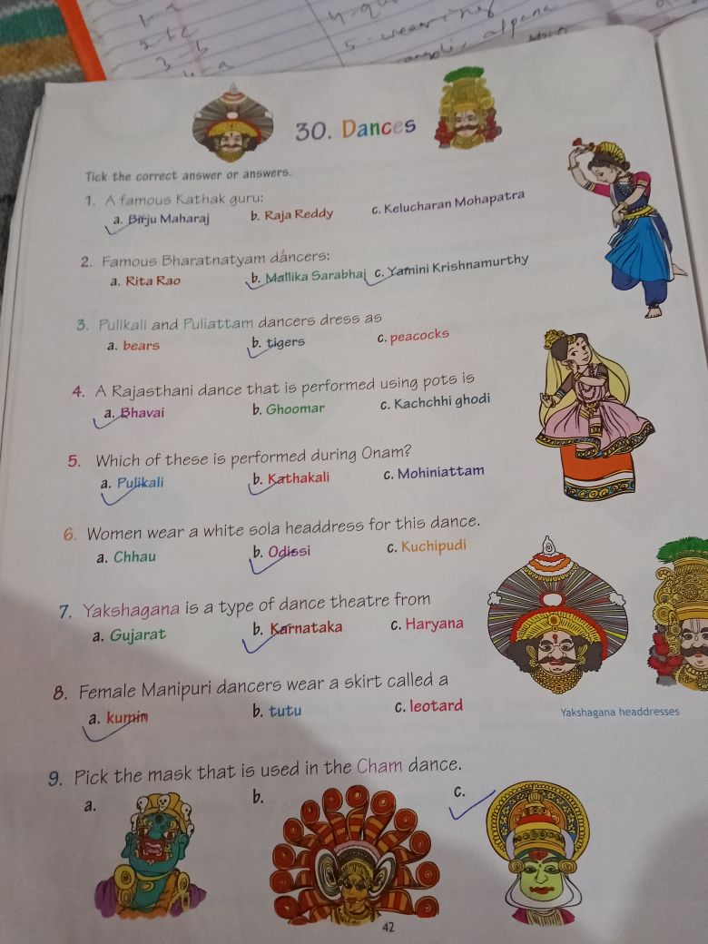 Dances & Art And Craft - G.K - Assignment - Teachmint