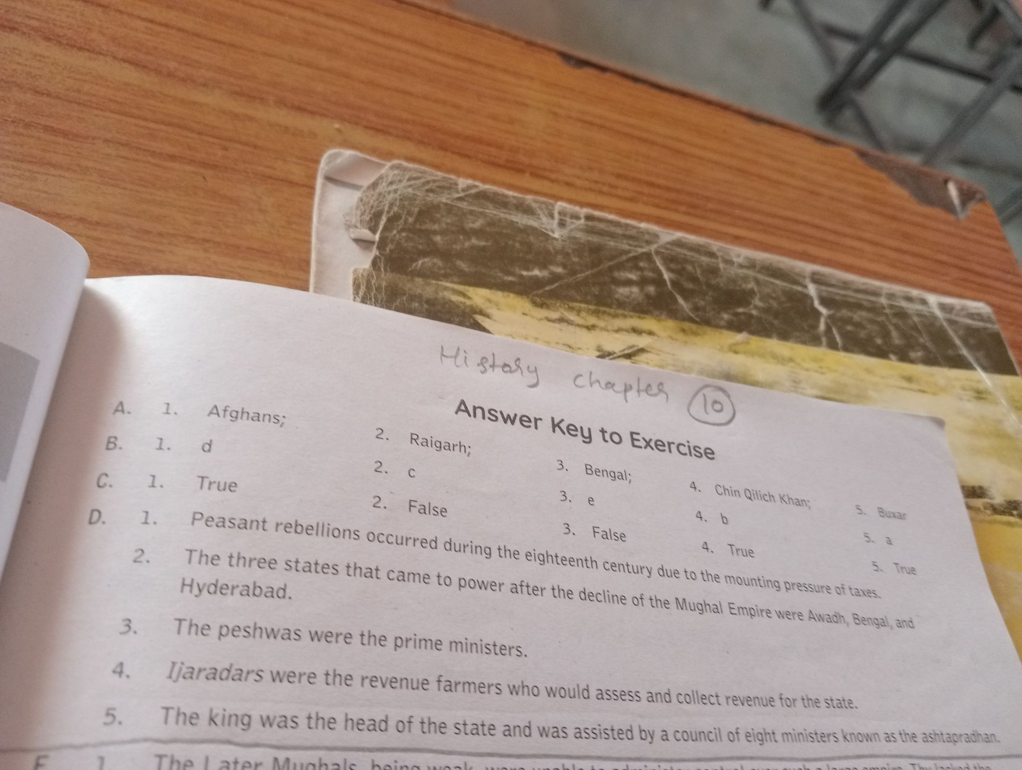 History Chapter 10 - Sst - Assignment - Teachmint