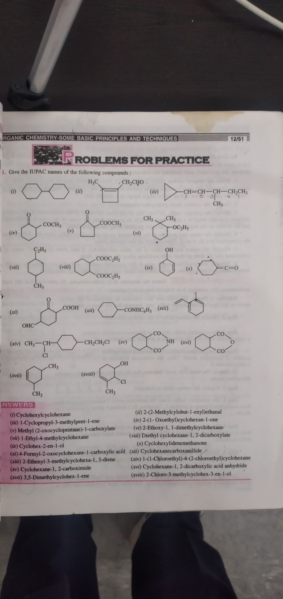 IUPAC NOMENCLATURE - Chemistry - Assignment - Teachmint