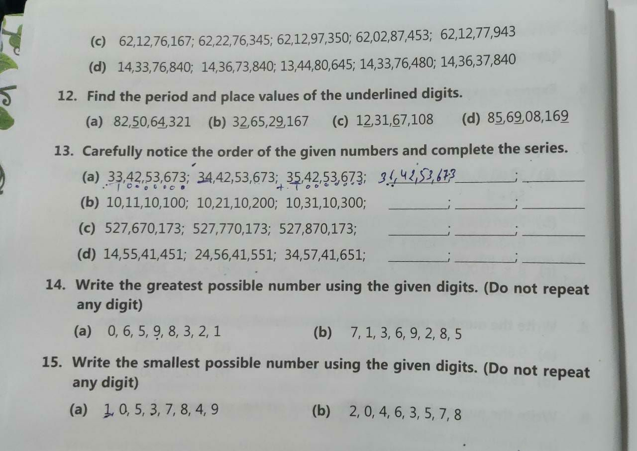 Number System - Maths + Re - Assignment - Teachmint