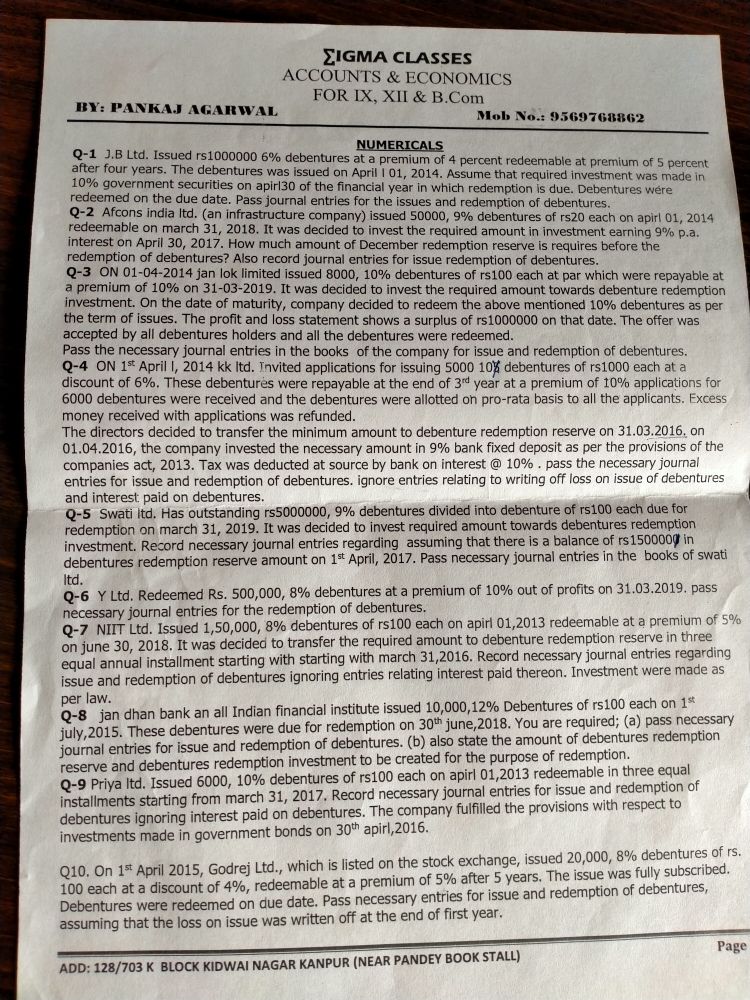 redemption.jpg - Accountancy - Notes - Teachmint