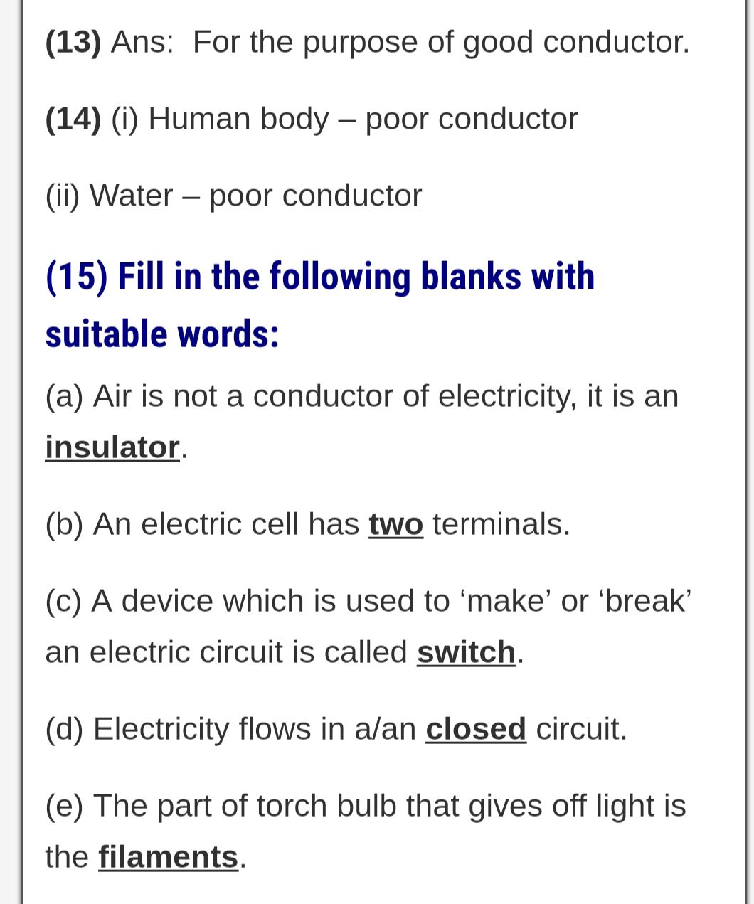 ch 12 - Science - Assignment - Teachmint