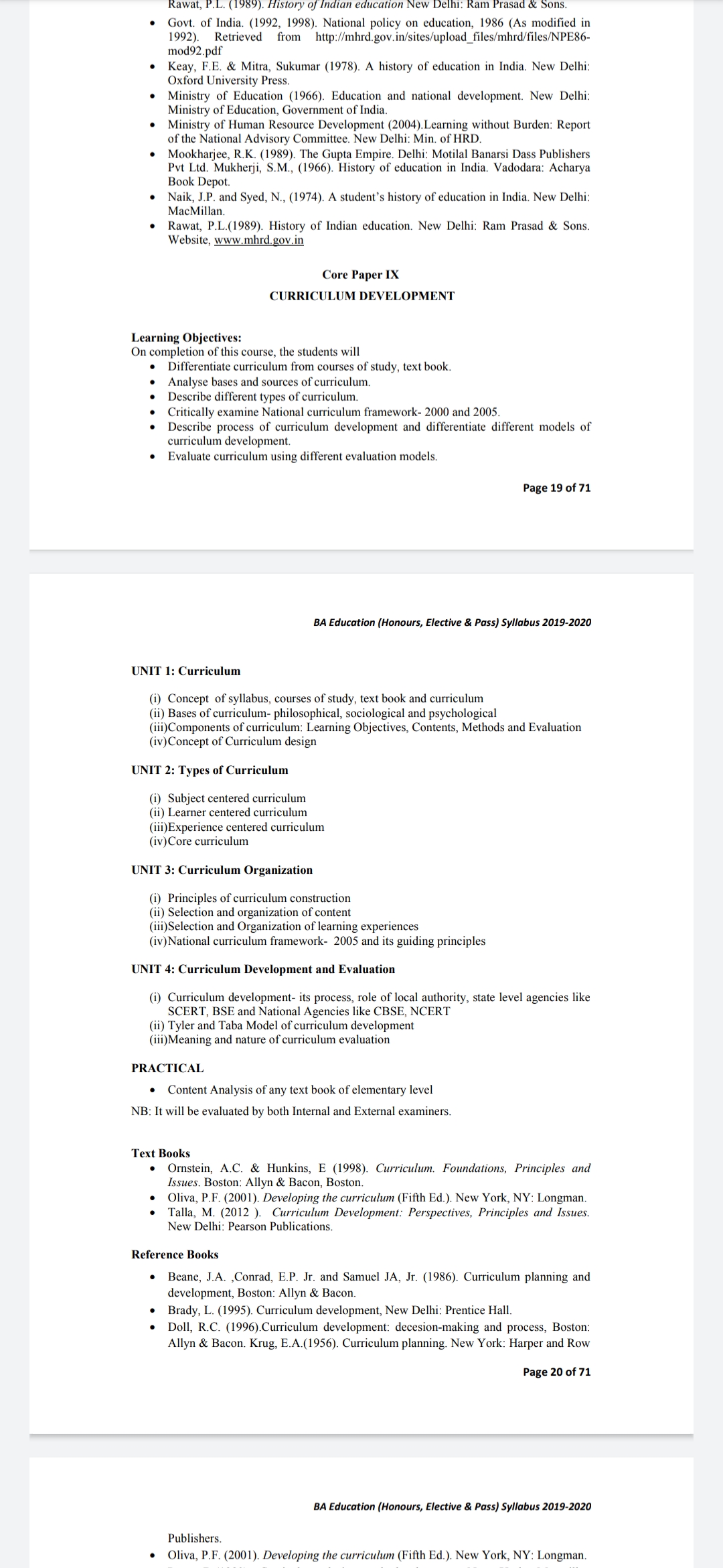 4th Sem Syllabus docs.jpg - Curriculum Development - Notes - Teachmint