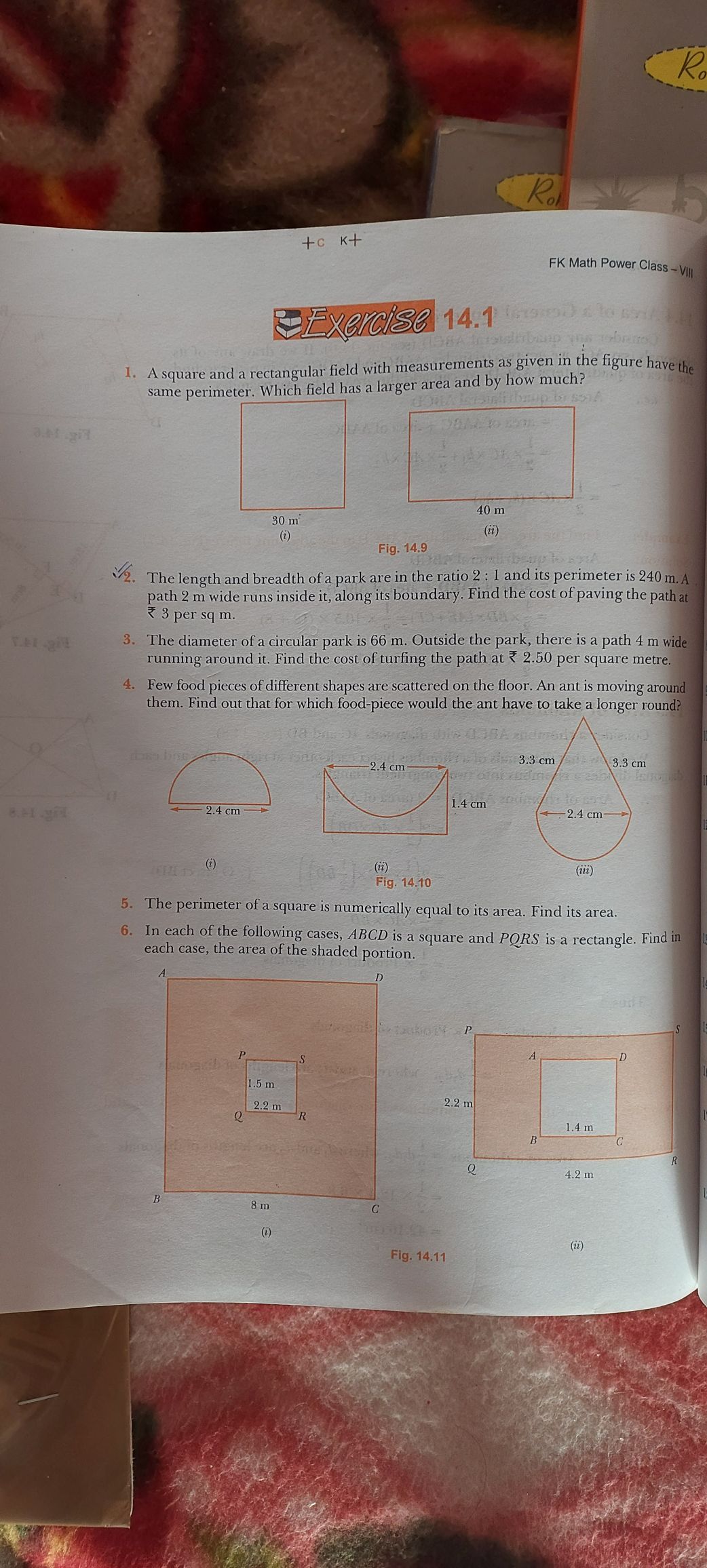 Chapter-14 Area Of Polygons - Maths - Assignment - Teachmint