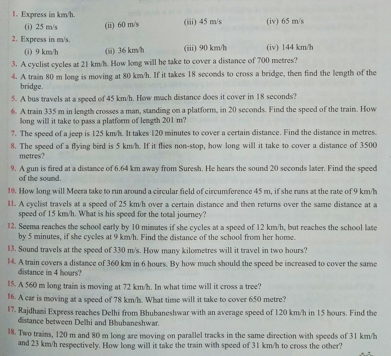 Time And Distance - Mathematics - Assignment - Teachmint