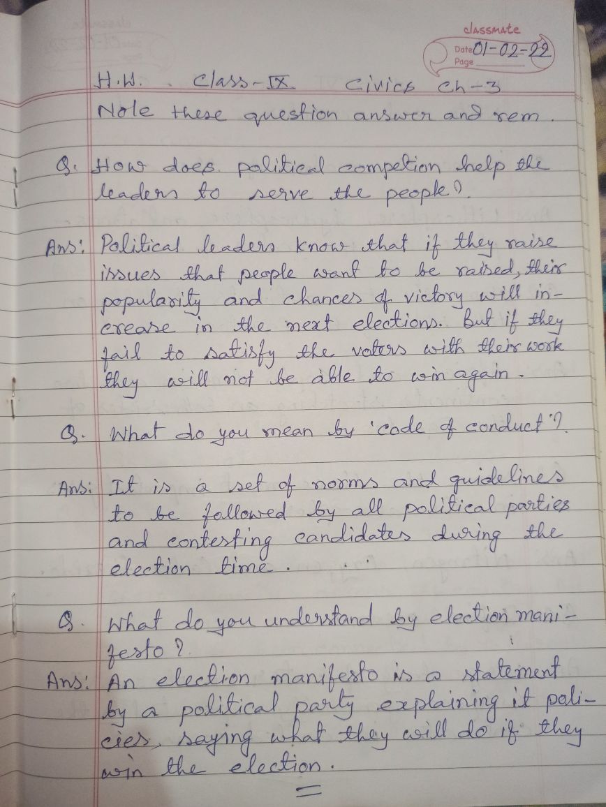 Homework - SST - Assignment - Teachmint