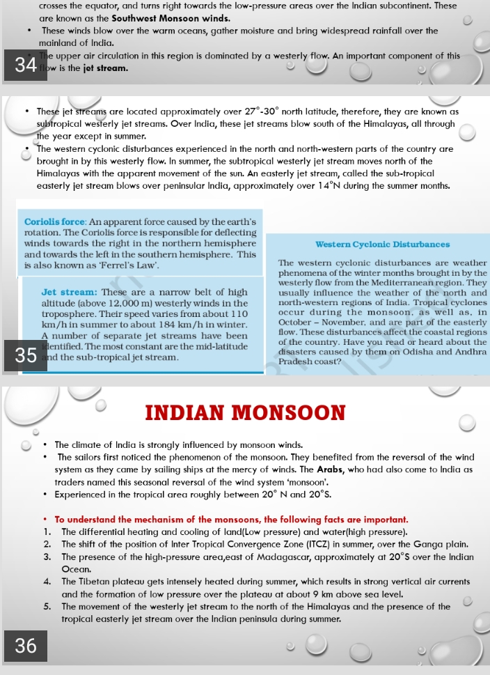 9th Climate Page 4 - Social Science - Notes - Teachmint