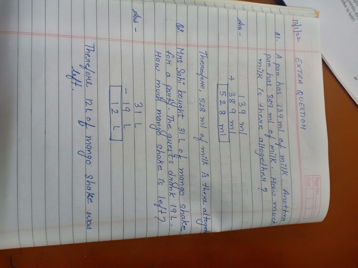 Extra Questions - Maths - Notes - Teachmint