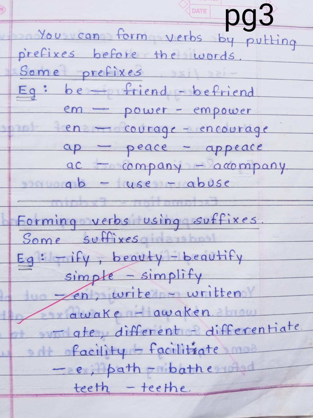 pg 3 - English - Notes - Teachmint