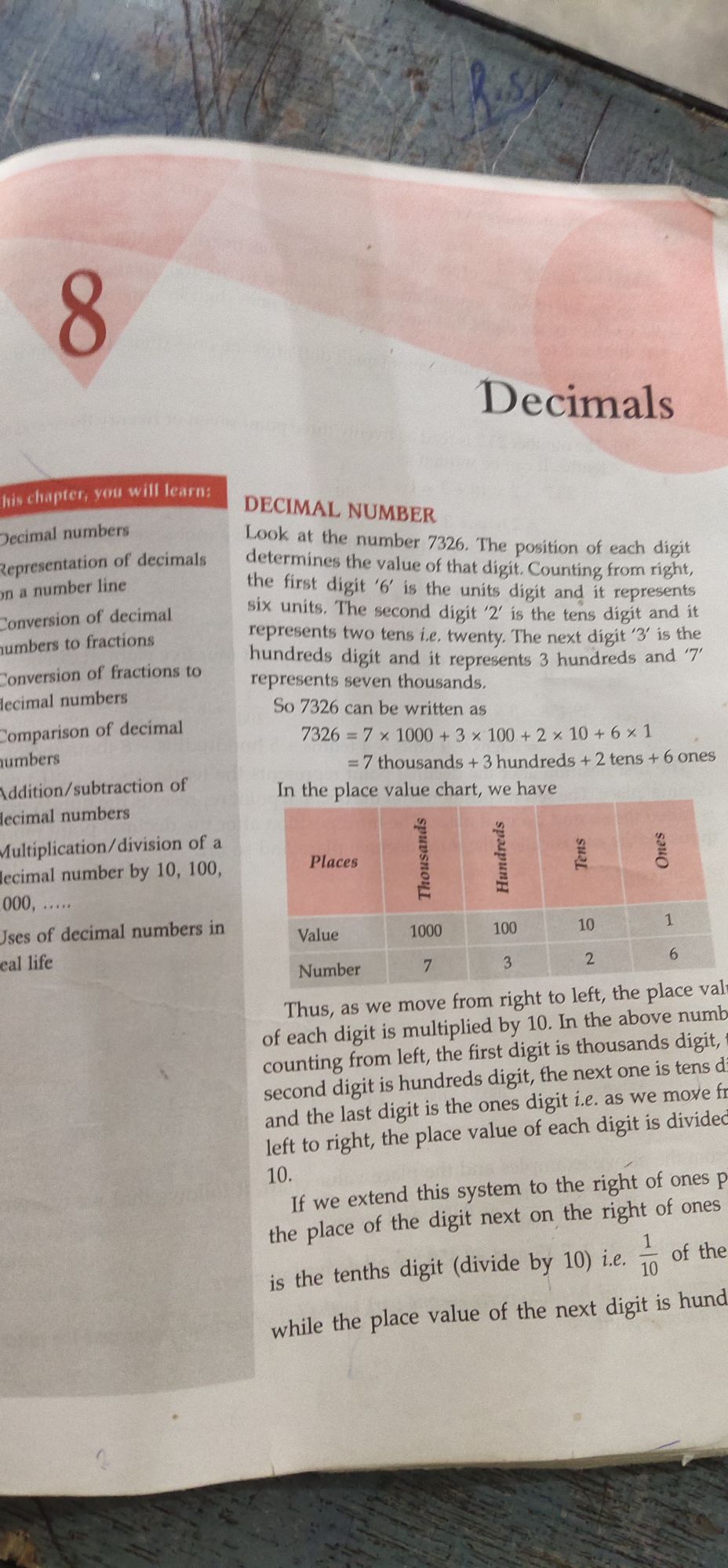 Decimal - Mathematics - Assignment - Teachmint