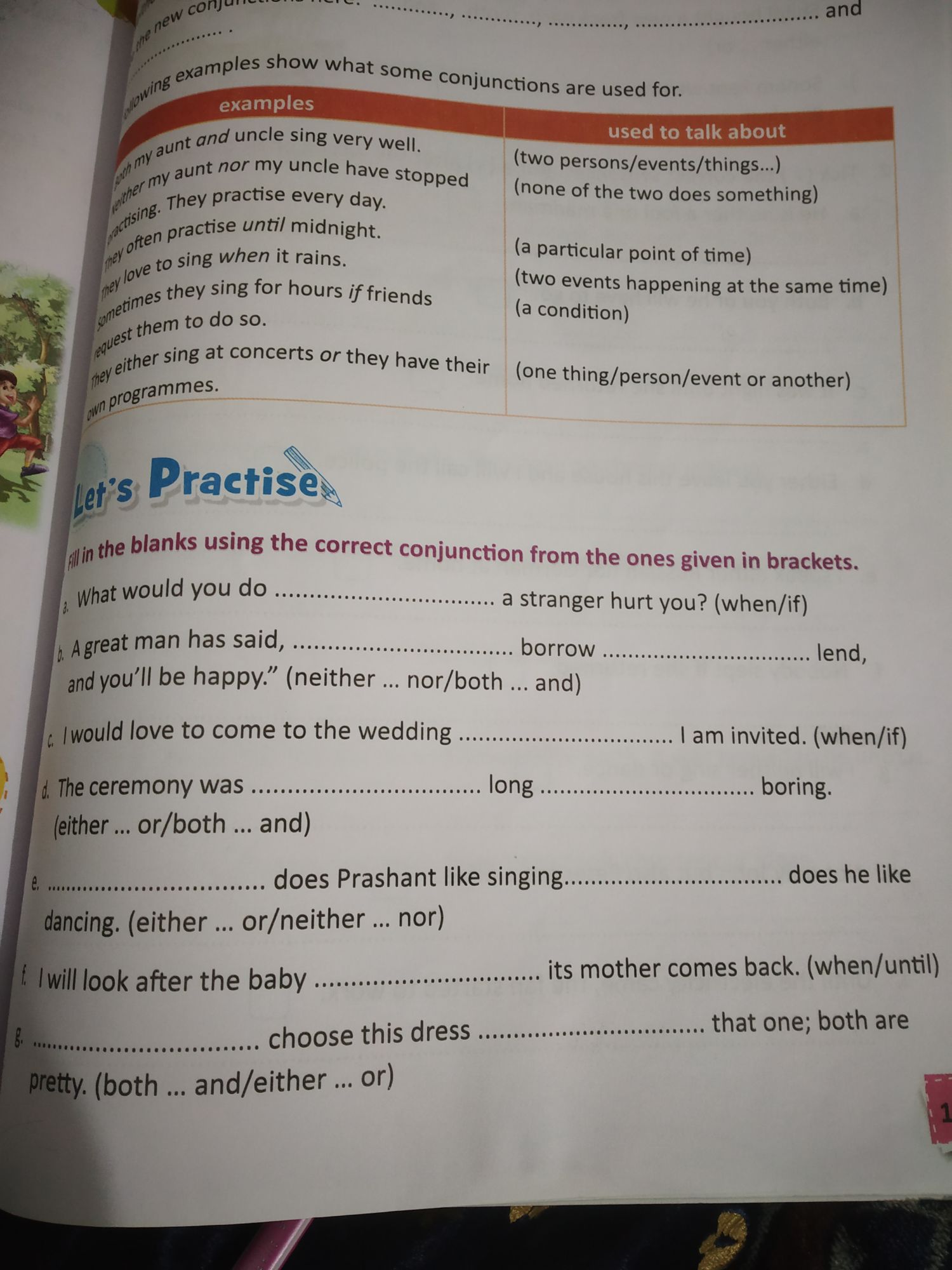 Conjunctions - English - Assignment - Teachmint