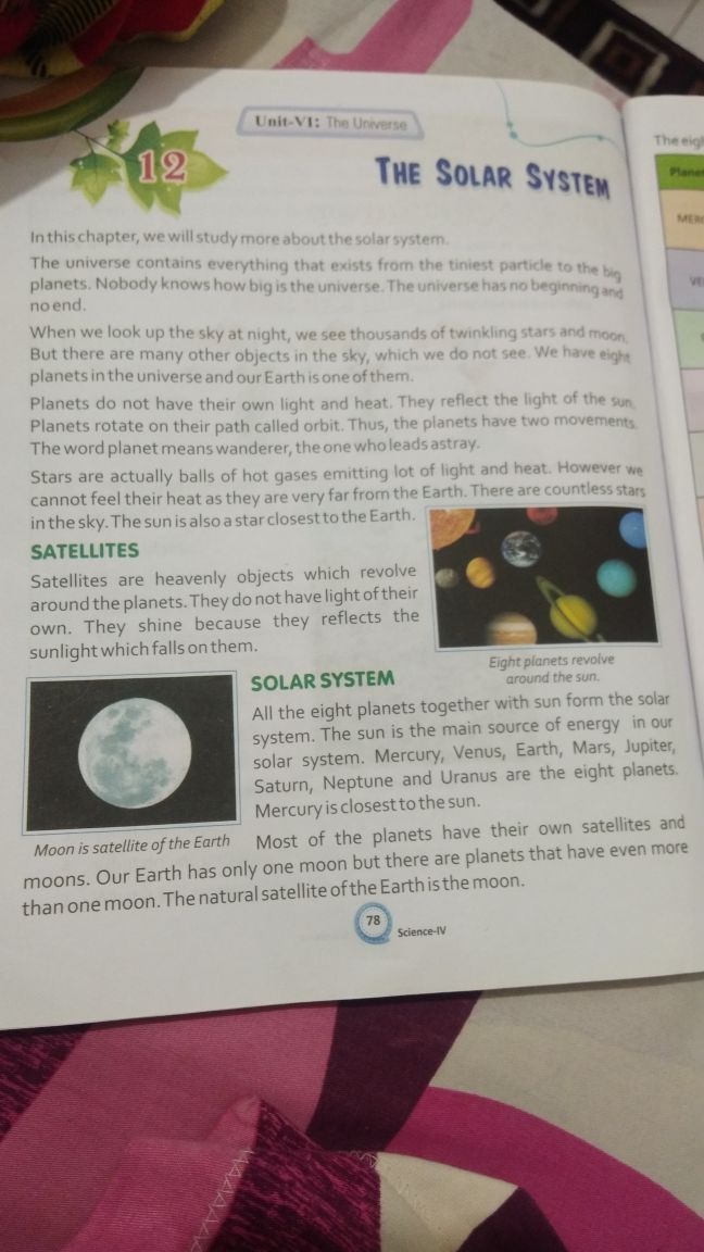 The solar system - Science - Assignment - Teachmint